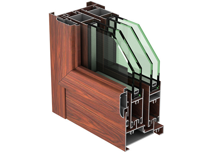 Lightweight 6063 6061 Aluminium Window Profiles , Aluminum Window Channel