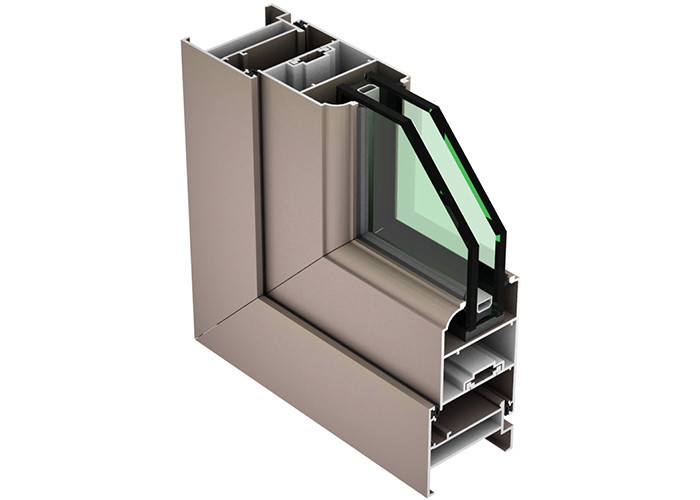 Electrophoresis Aluminium Window Frame Profiles , Aluminum Window Frame ...