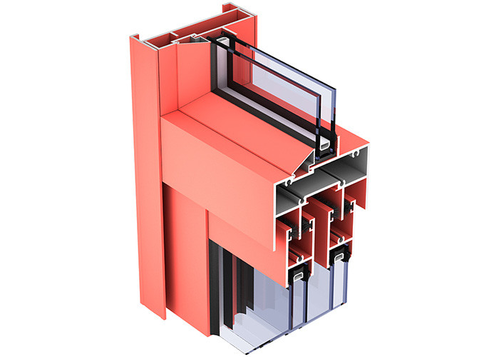 T Shape Glass Aluminium Profile Door Mill Finish 6063 6061 T5 T6 Alloy ...